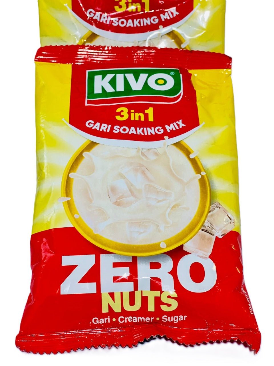 Kivo 4 1 Gari Mix Strip Of 10 Sachets 125g Each Contains Peanuts Nathez Out Of Africa
