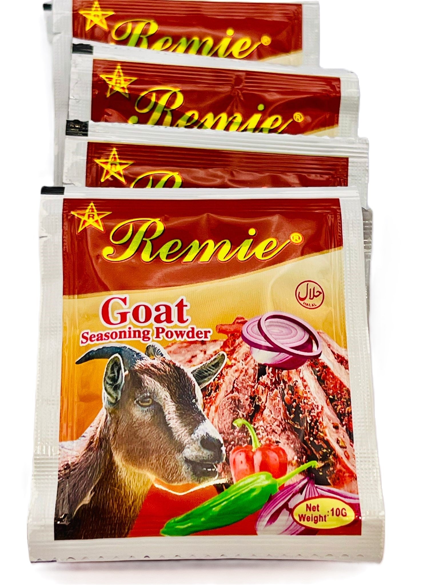 Remie Goat Seasoning (Strip of 12 Sachets 10g each) HALAL - Nathez out ...